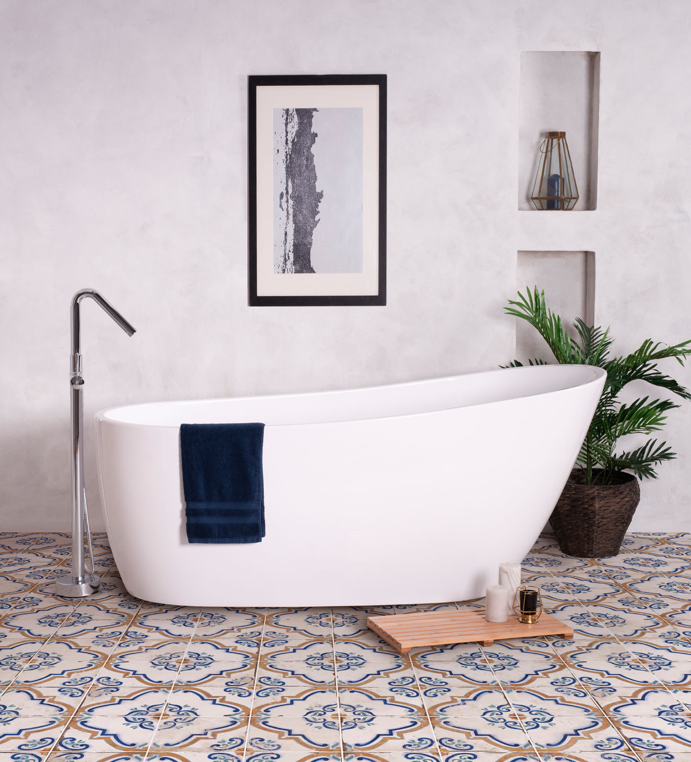 Serie Magnolia Piezas Cerámicas de Nanda Tiles