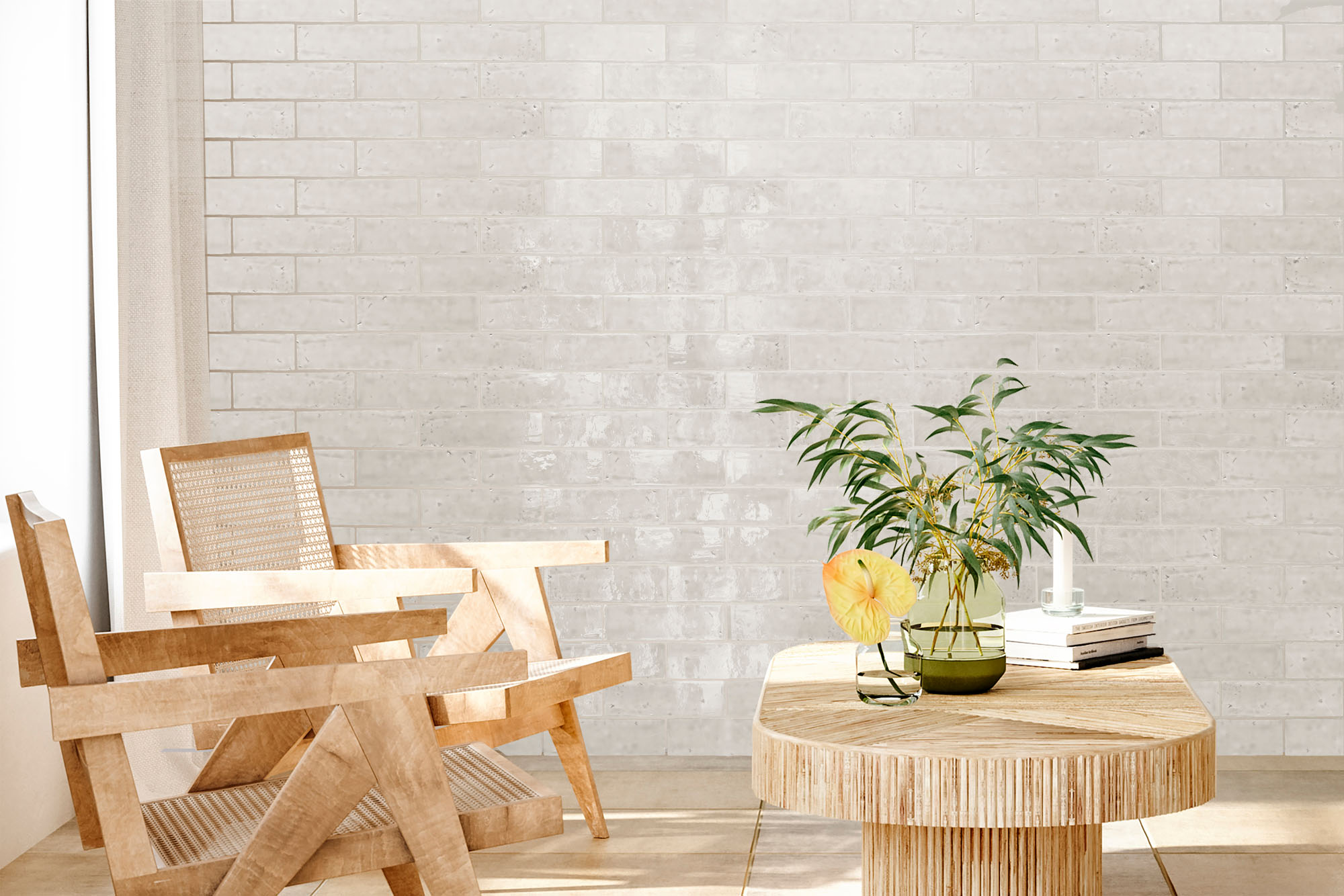 Serie Laurel Clay Piezas Cerámicas de Nanda Tiles