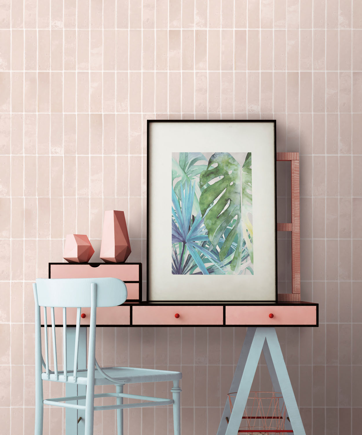 Serie Laurel Clay Piezas Cerámicas de Nanda Tiles